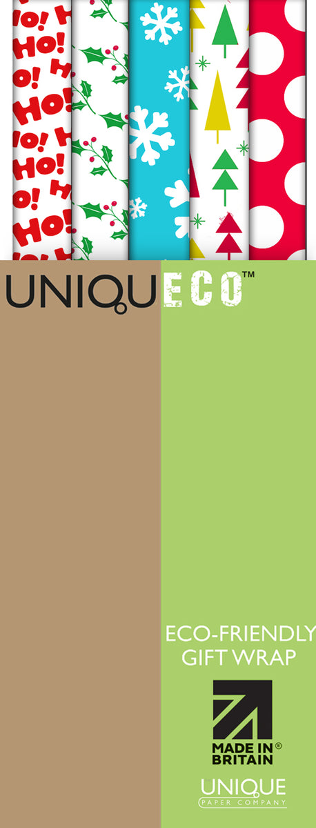 Eco-friendly Sustainable Wrapping Paper Pop Wrap Assortment of 42 Rolls ...