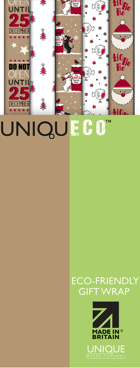 Eco-friendly Sustainable Wrapping Paper Pop Wrap Assortment of 42 Rolls ...